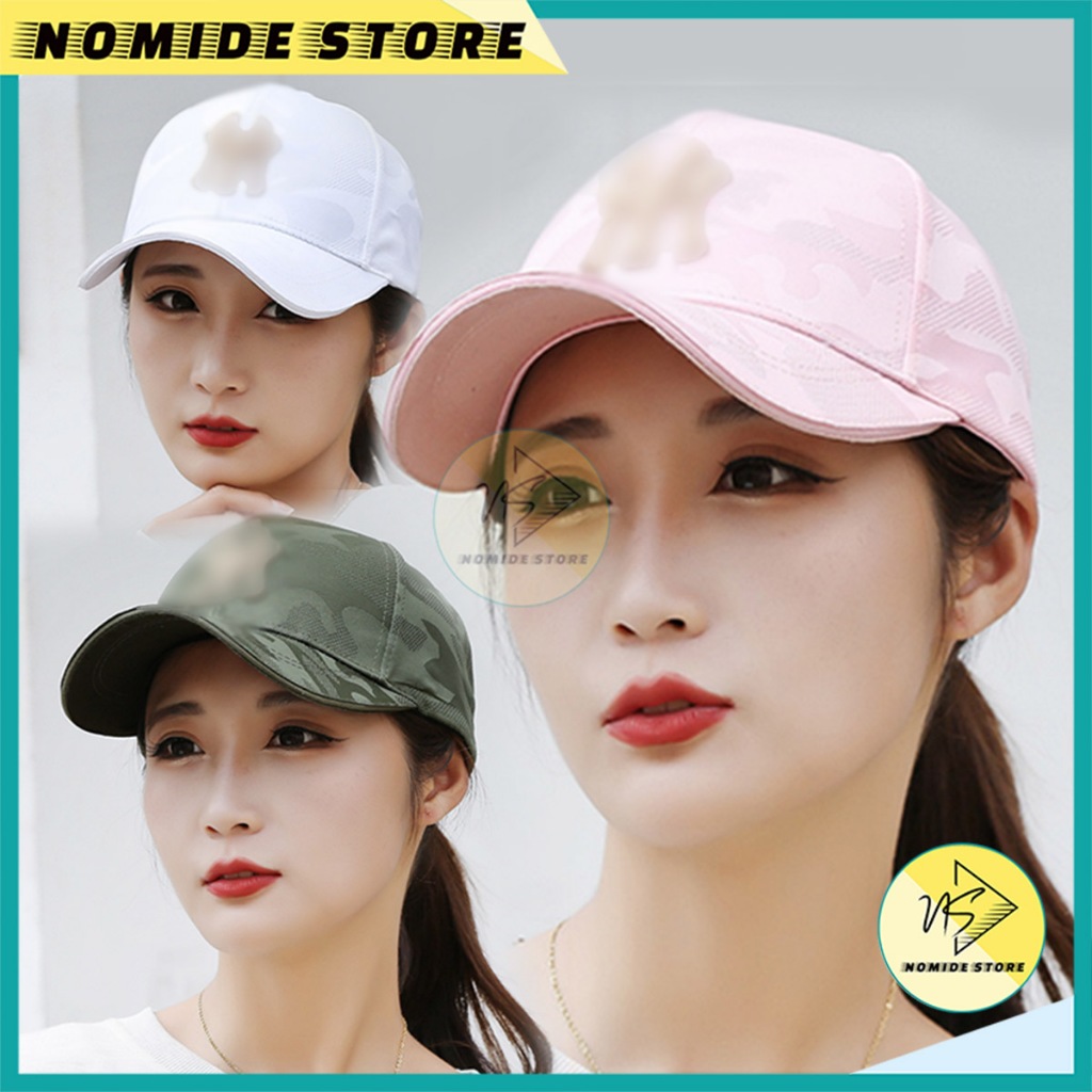 Jual Topi Pria Wanita Baseball Korea Motif Loreng Army Fashion Casual ...