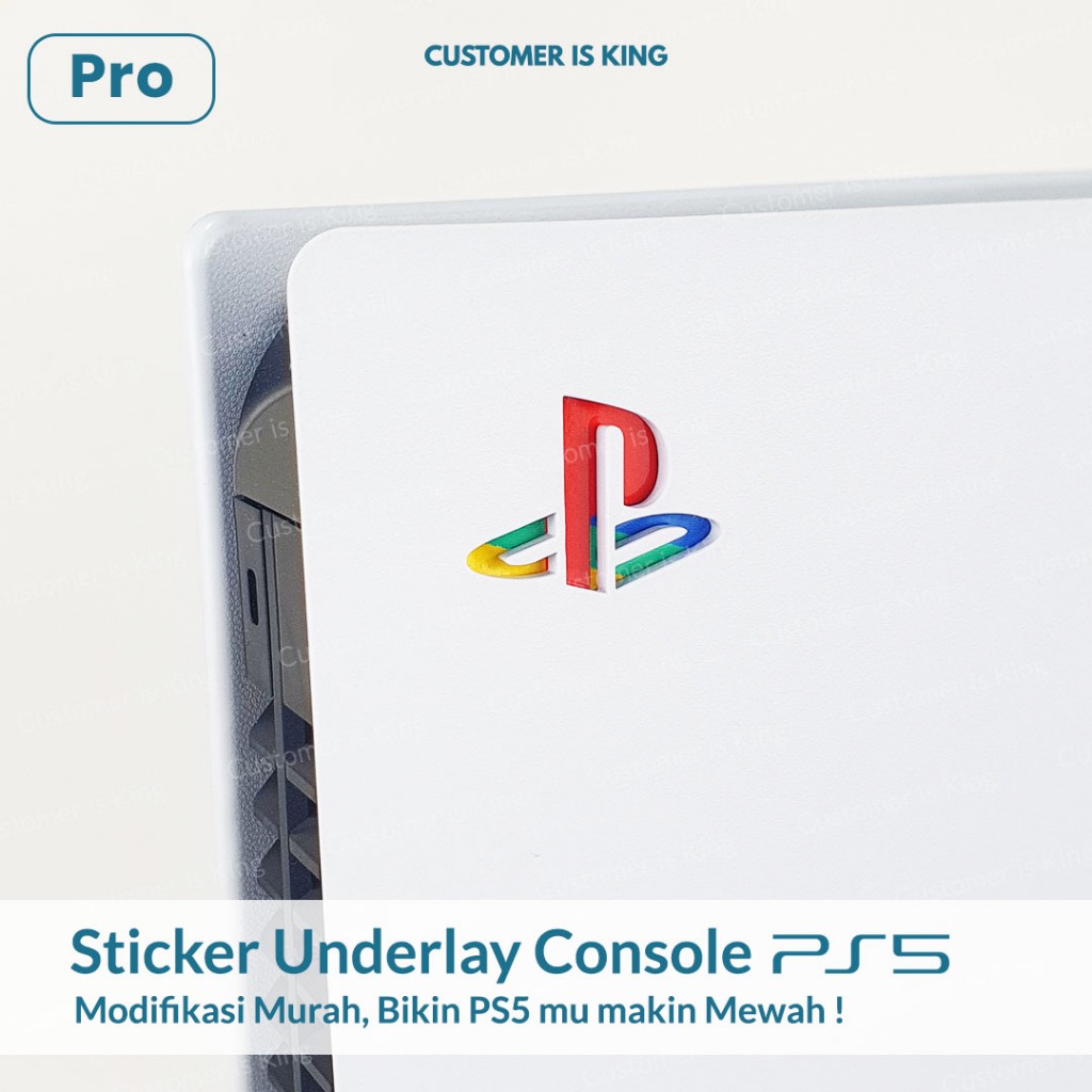 Jual Stiker Sticker Aksesoris PS5 PRO Playstation 5 Logo Underlay Decal ...