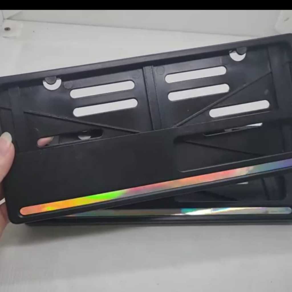 Jual Sepasang cover plat list nomor liat hologram bingkai plat list ...