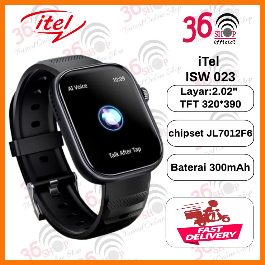 Jual itel SmartWatch ISW-O23 3 Active Tahan Air IP68 100 Mode Olahraga ...
