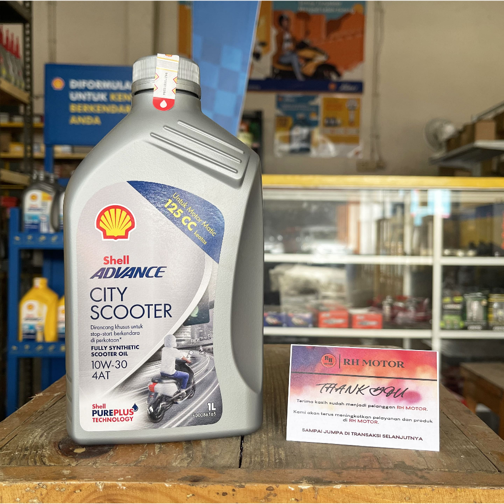Jual Oli Motor Shell Advance City Scooter Matic (10W-30) (1L) | Shopee ...