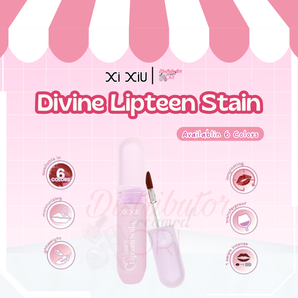 Jual XI XIU DIVINE LIPTEEN STAIN | XIXIU LIP TEEN | LIPTINT | BPOM ...