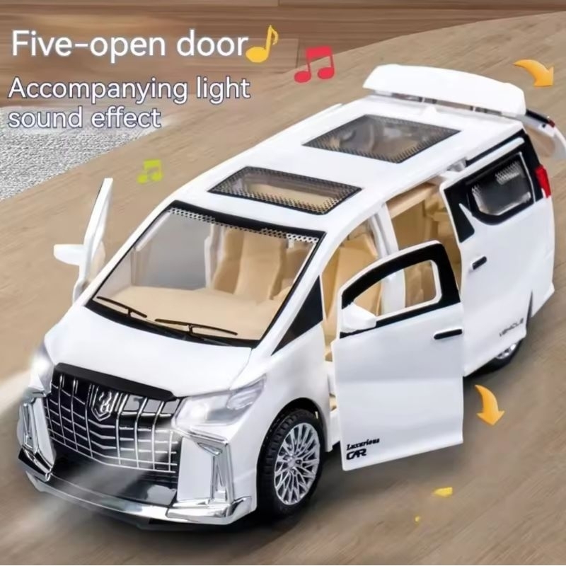 Jual MAINAN MOBIL Mobilan ALPHARD LUXURY 1:32 BISA BUKA SEMUA PINTU ...