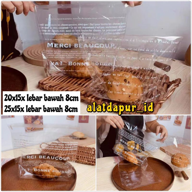 Jual plastik roti BESAR PREMIUM plastik roti tawar plastik rotar ...