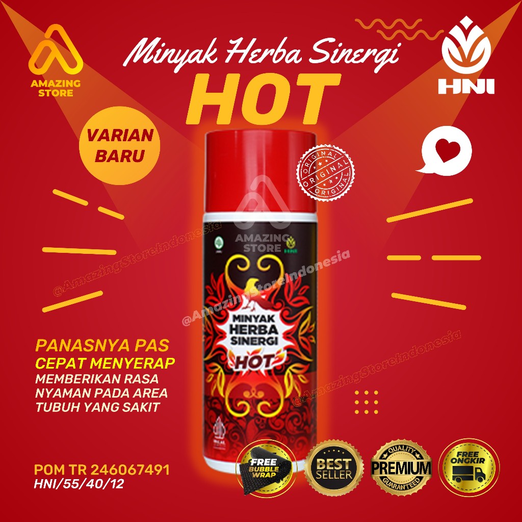 Jual MHS HOT, MHS HNI Varian Baru, Minyak Herbal Sinergi Hot, New ...