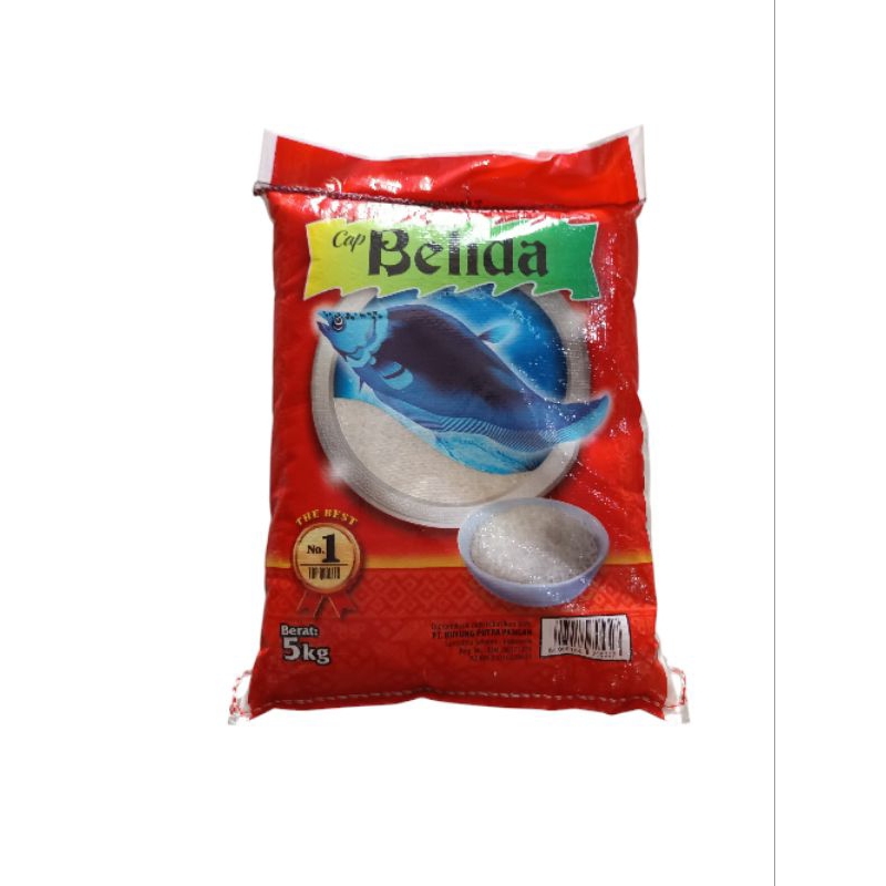 Jual Beras Cap Belida 5kg Beras Baru | Shopee Indonesia