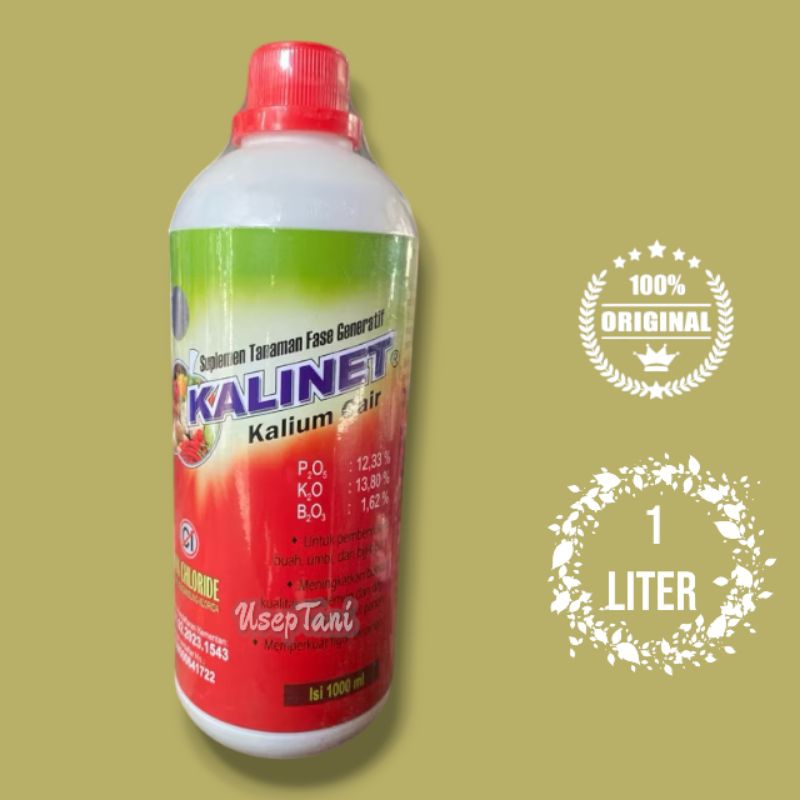 Jual Suplemen Tanaman Masa Generatif KALINET Kalium Cair 1 liter ...