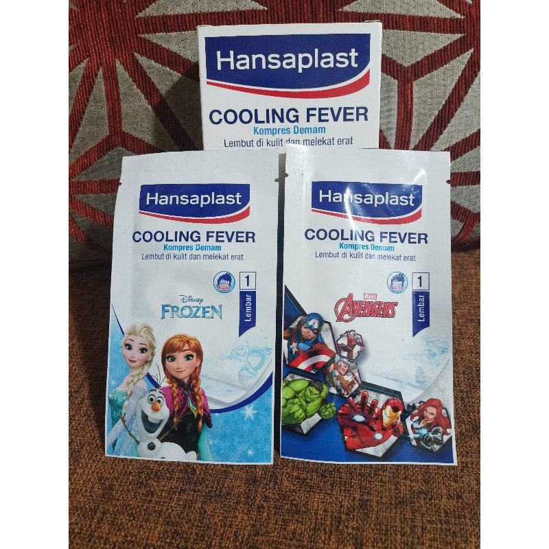 Jual Hansaplast Cooling Fever Kompres Demam Harga Persachet (1 pcs ...
