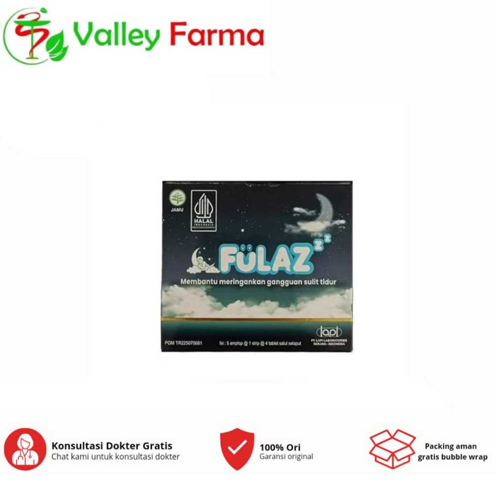 Jual Fulaz untuk Mengatasi Sulit Tidur (4 Tablet) | Shopee Indonesia