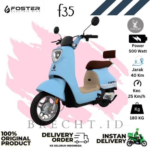 Jual Sepeda Listrik FOSTER F 35 F35 BY PACIFIC 500 Watt Electric E Bike Mirip Varilux | Shopee ...