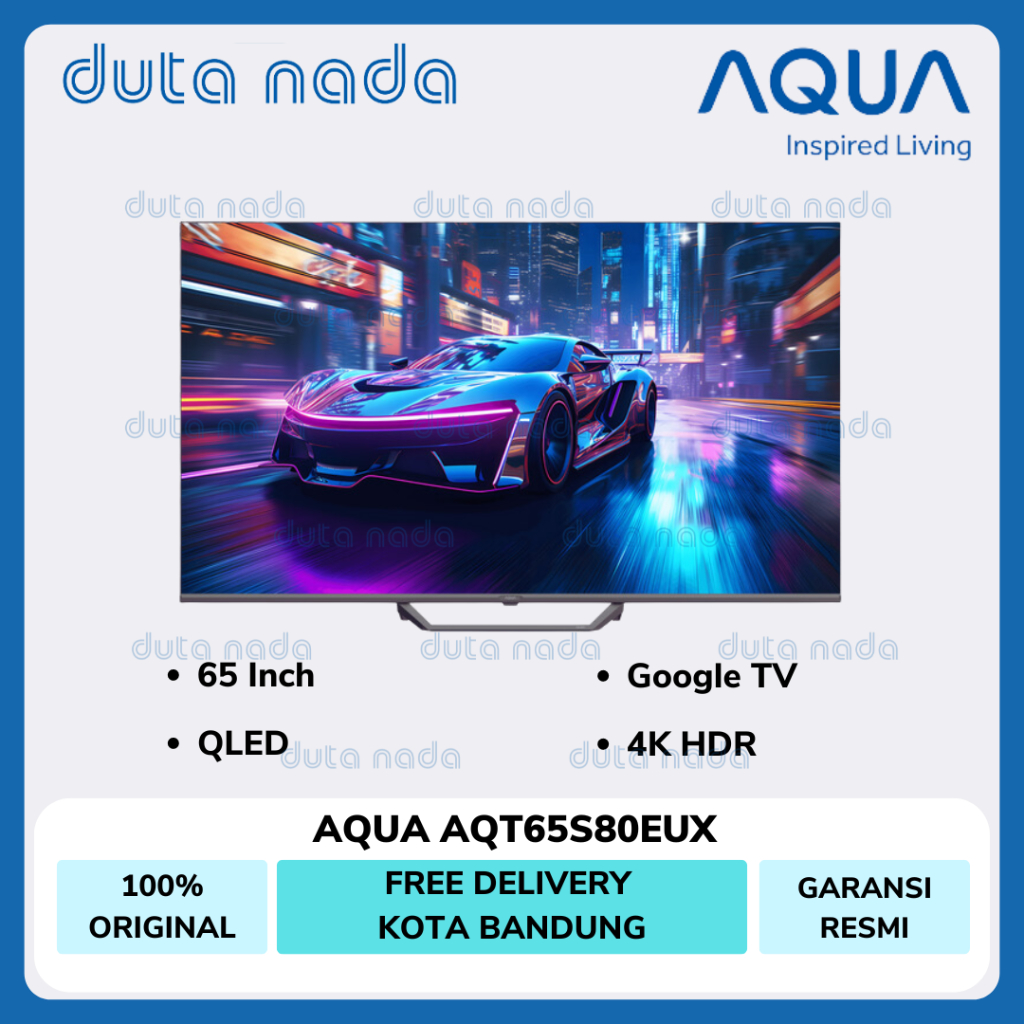 Jual AQUA QLED Google TV 65 Inch AQT65S80EUX / AQT-65S80EUX | Shopee ...
