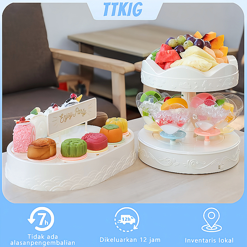 Jual Cake Conveyor Rotary / Piring Display Makanan Penutup Putar ...