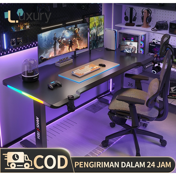 Jual LL Meja Komputer 120-140CM Penyesuaian Tinggi Otomatis / dengan ...