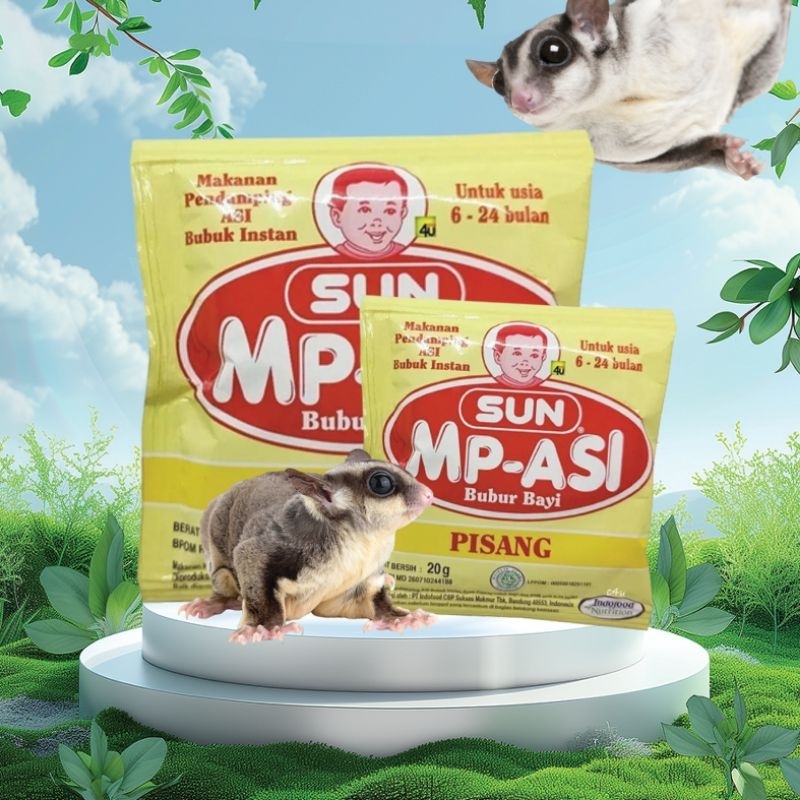 Jual SUN MPASI - Makanan Sugar Glider Bubur SUN Snack Sugar Glider ...