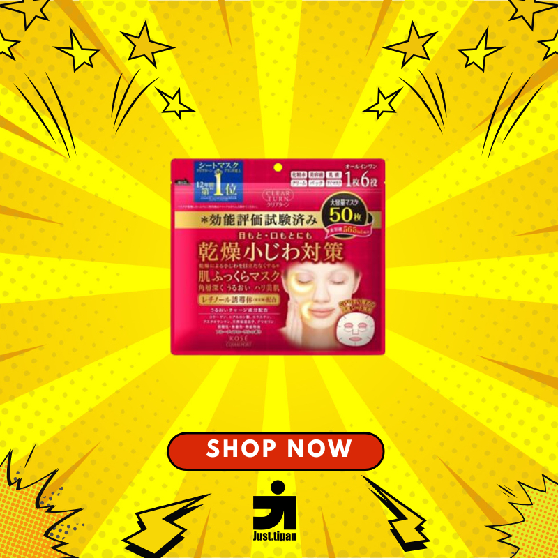 Jual Kose Clear Turn Medicated Skin Softening Masks, Pack of 50 ...