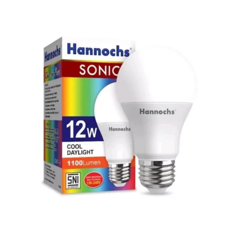 Jual Bola Lampu LED Hannochs Sonic 12 Watt Bohlam Hannochs Led Sonic 12 Watt | Shopee Indonesia