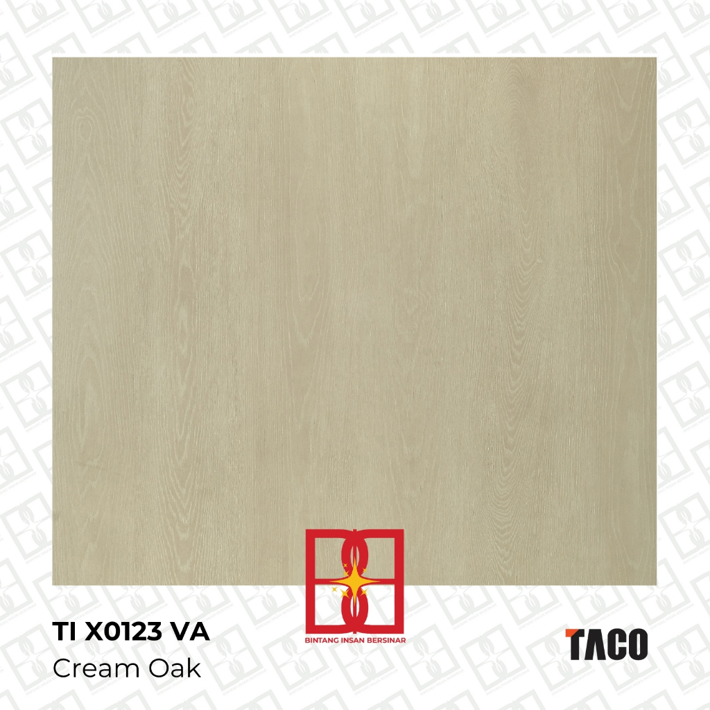 Jual TACO ULTIMATE HPL TI X0123 VA (Cream Oak) | Shopee Indonesia