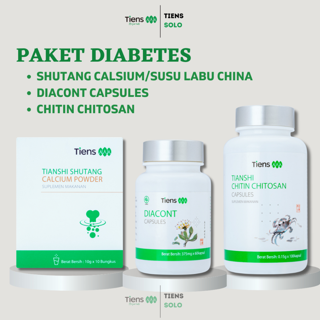 Jual Tiens Paket Diabetes Susu Labu China / Shutang Calsium - Diacont ...
