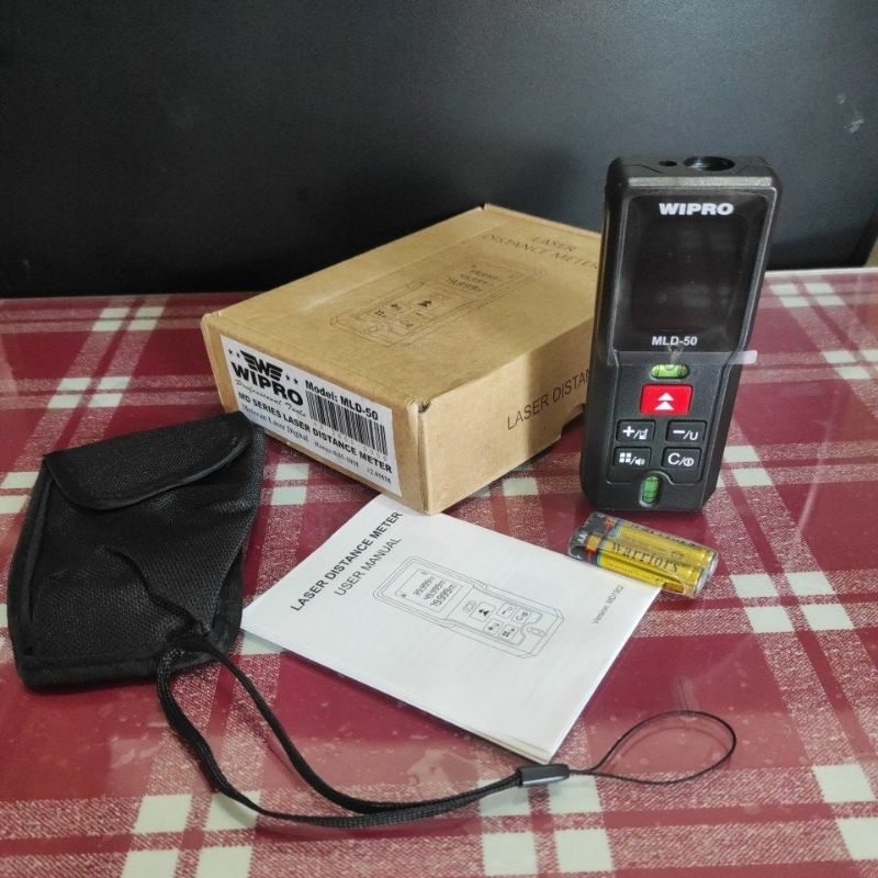 Jual Meteran Laser Digital Wipro MLD-50 (0,5-50M) | Shopee Indonesia