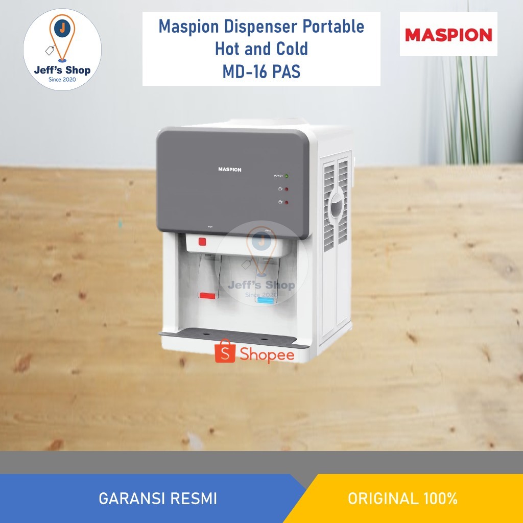 Jual Maspion Dispenser Portable Hot and Cold MD 16 PAS | Shopee Indonesia