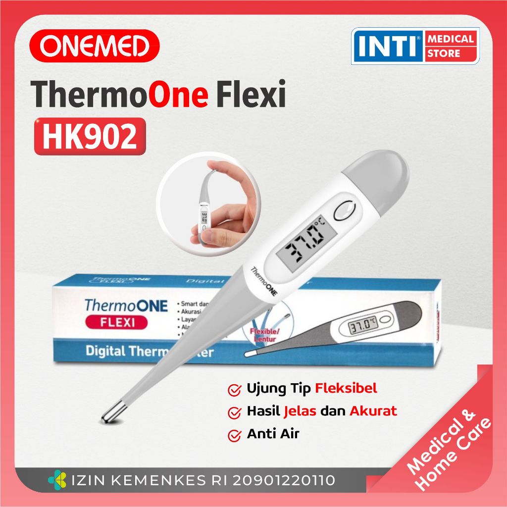 Jual ONEMED - Termometer Digital Ketiak FLEXI HK902 | Thermometer ...