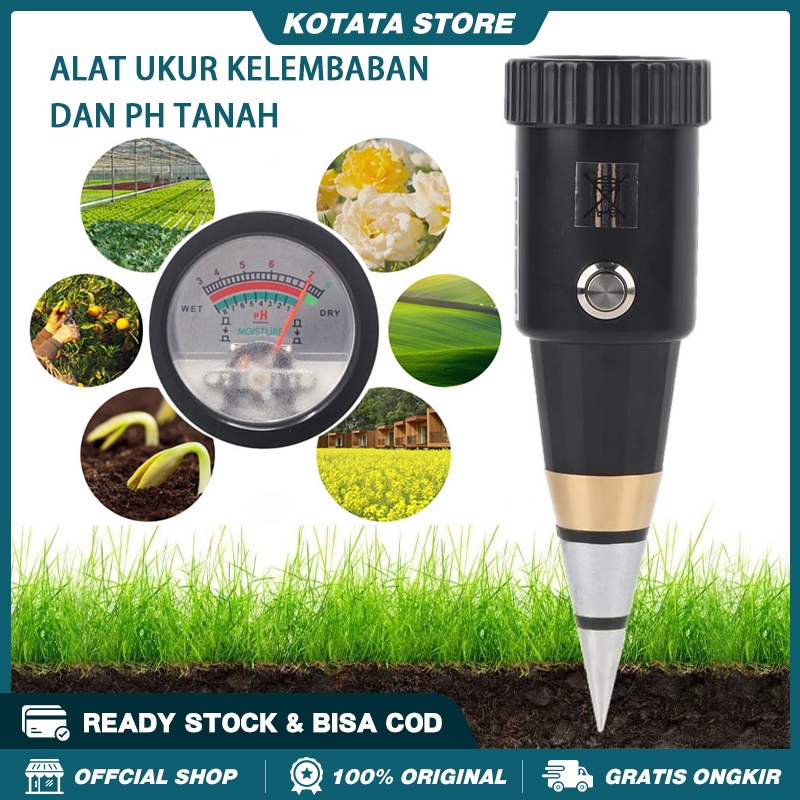 Jual [Ready stock]Alat Ukur Kelembaban Tanah Soil Moisture PH Meter ...