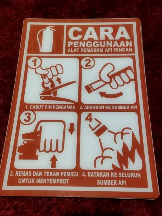 Jual AKRILIK SIGN K3 APAR || POSTER AKRILIK | Shopee Indonesia