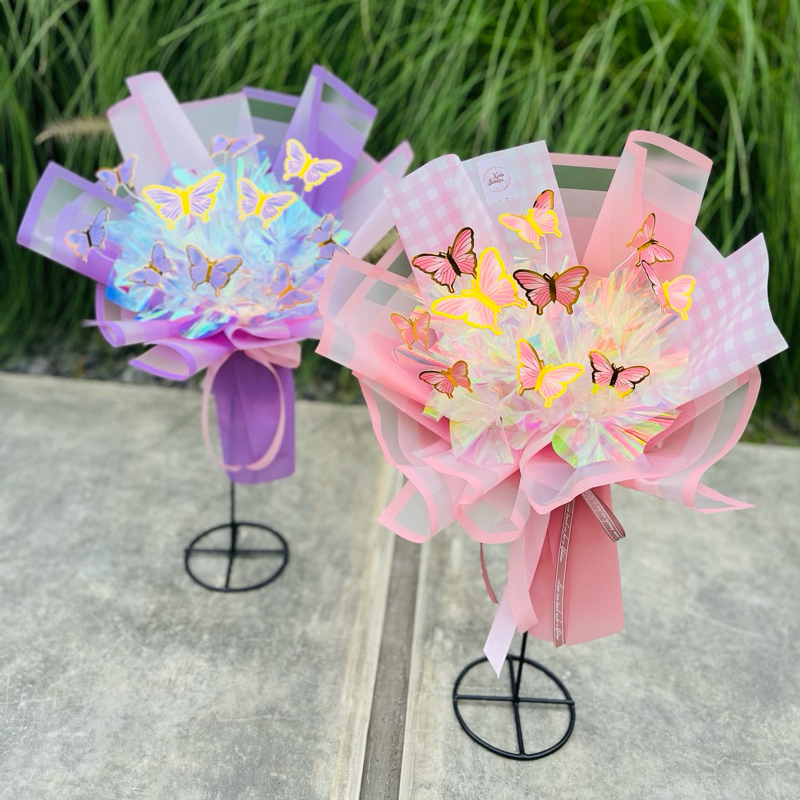 Jual BUKET TOPPER KUPU-KUPU / BOUQUET KUPU-KUPU / BUCKET WISUDA / BUKET ...