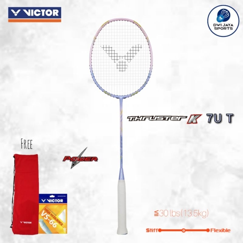 Jual Raket badminton victor thruster k 7u t | raket victor thruster k 7u | tk 7u | thruster 7u ...