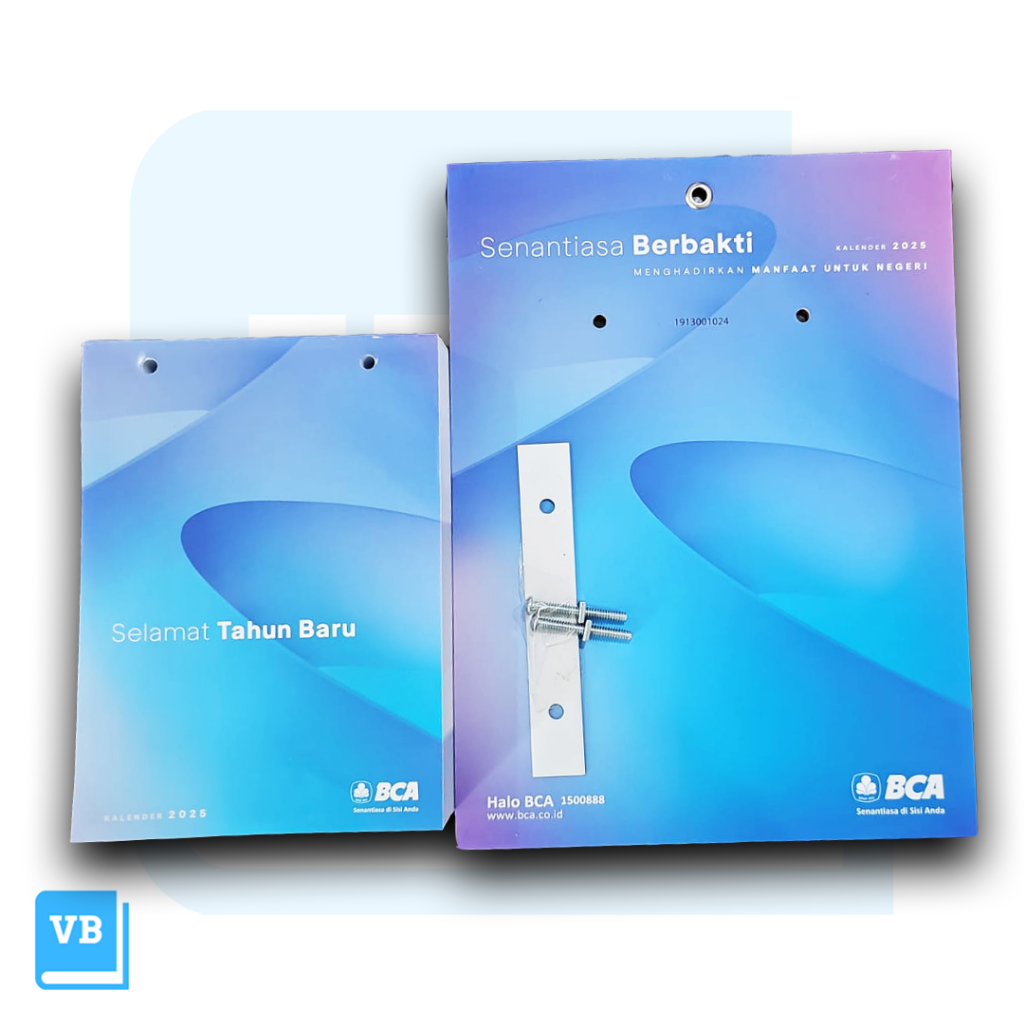 Jual Kalender Dinding BCA Tahun 2025 / Kalender Dinding Harian 2025 ...