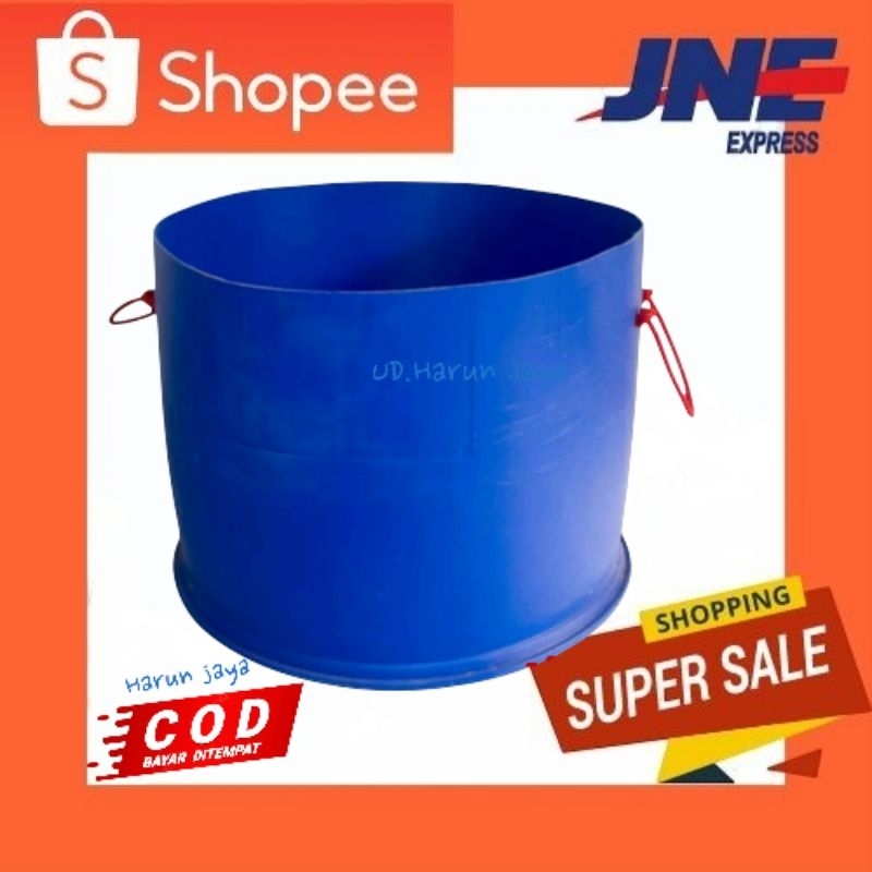 Jual Drum plastik HDPE/drum biru kapasitas 100 liter/drum air ukuran ...