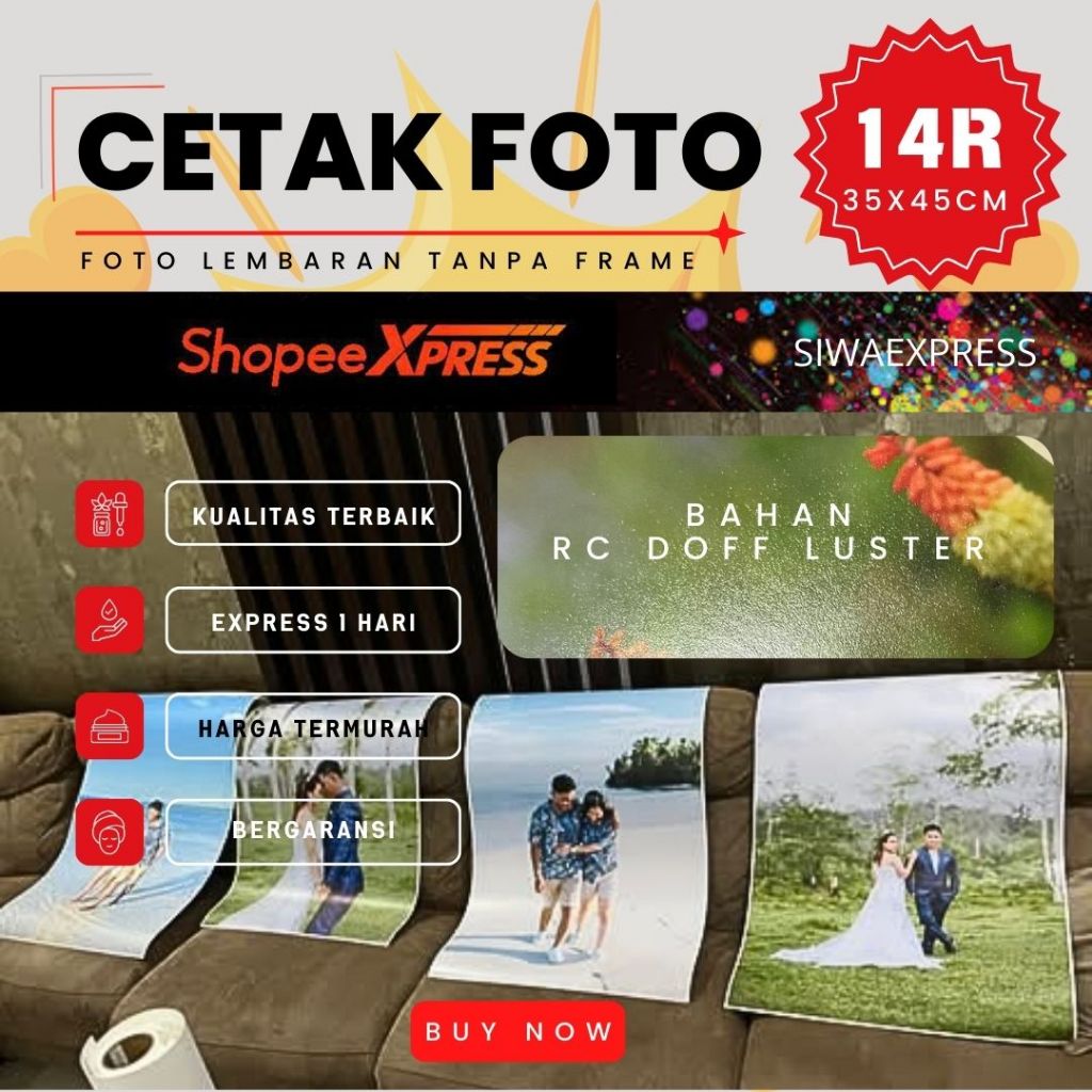 Jual Cetak Foto 14R 35x45 | Langsung Jadi 1 Hari | Kualitas Premium Photo Doff RC Luster ...