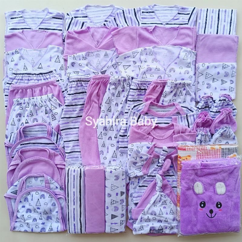 Jual 53Pcs Paket Komplit Baju Bayi Baru Lahir // Paket Lahiran // Paket ...
