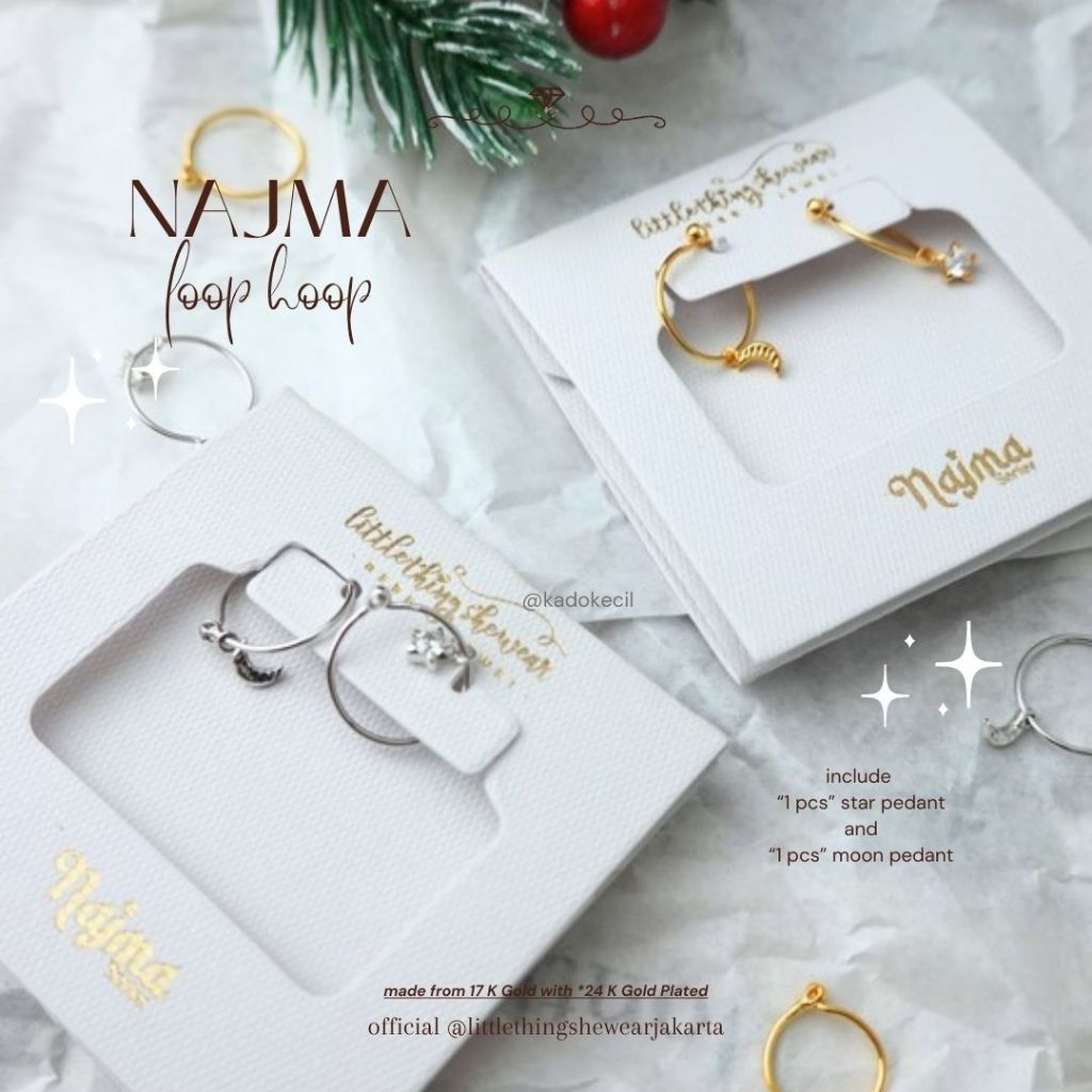 Jual Anting Loop Hoop Littlethingshewear Jakarta Najma | Shopee Indonesia