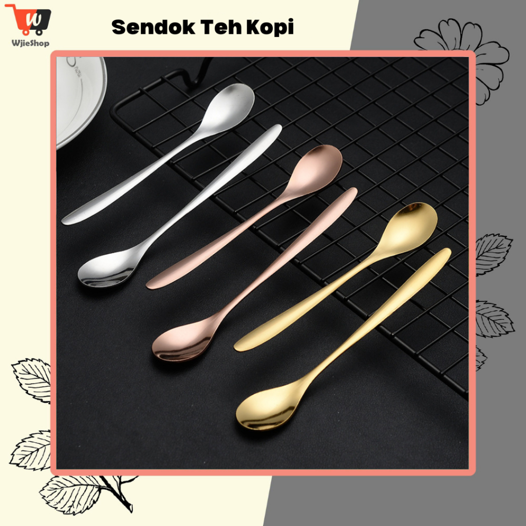 Jual Sendok Kecil Sendok Teh Kopi Sendok Dessert Stainless Steel ...