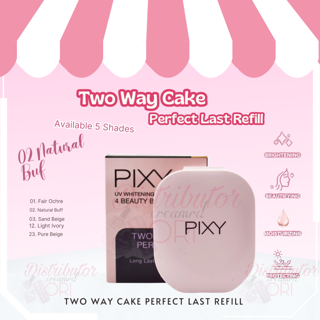 Jual Pixy UV Whitening 4 Beauty Benefits Refill Two Way Cake Perfect Last 4BB TWC / Bedak ...