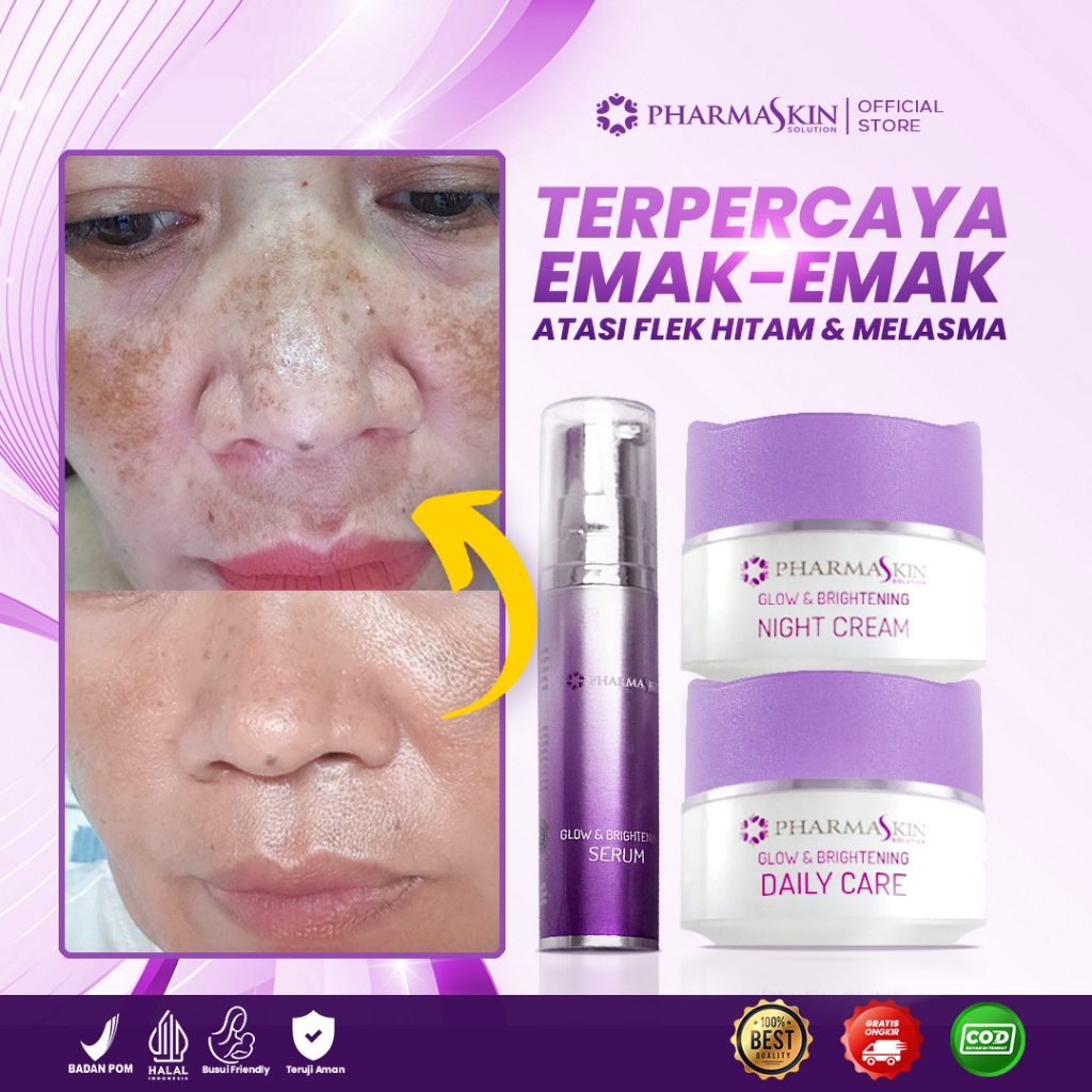 Jual Cream Flek Hitam Bandel - Paket Intensive Flek Daily by Pharmaskin: Atasi Flek Hitam dan ...