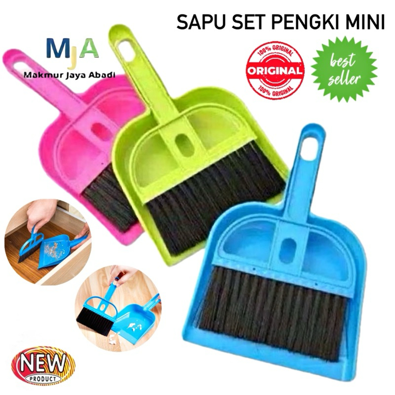 Jual ( BISA COD ) PROMO Sapu Pengki Mini Set / Sapu Dan Pengki Mini ...