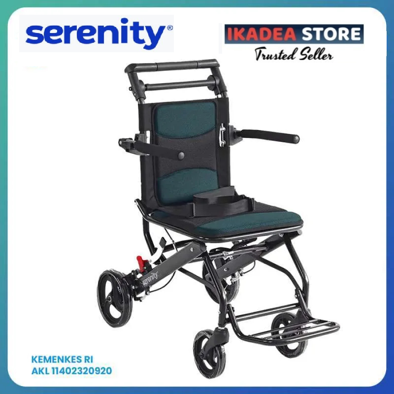 Jual SERENITY Kursi Roda Travelling T001/Travel Wheelchair/Kursi Roda ...