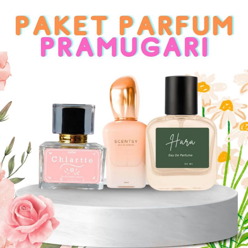 Jual Paket Parfum Wanita Pramugari Tahan Lama 3 pcs spesial | Shopee ...