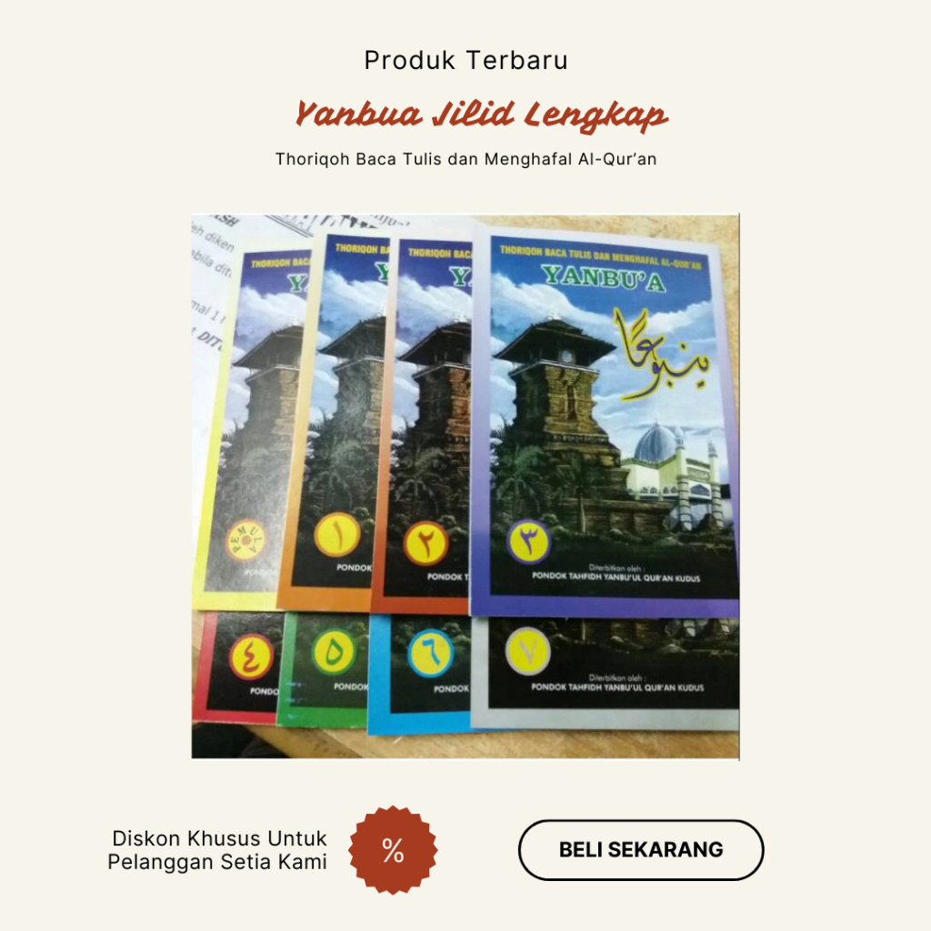 Jual Yanbu’a Metode Baca Tulis Dan Menghafal Al-Qur’an Iqro - Yanbua ...
