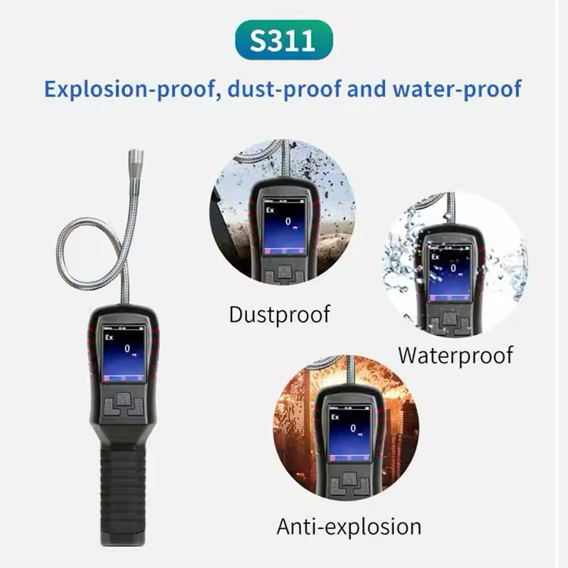 Jual S311 He 0-100%vol Helium gas analyzer detector portable Leak ...