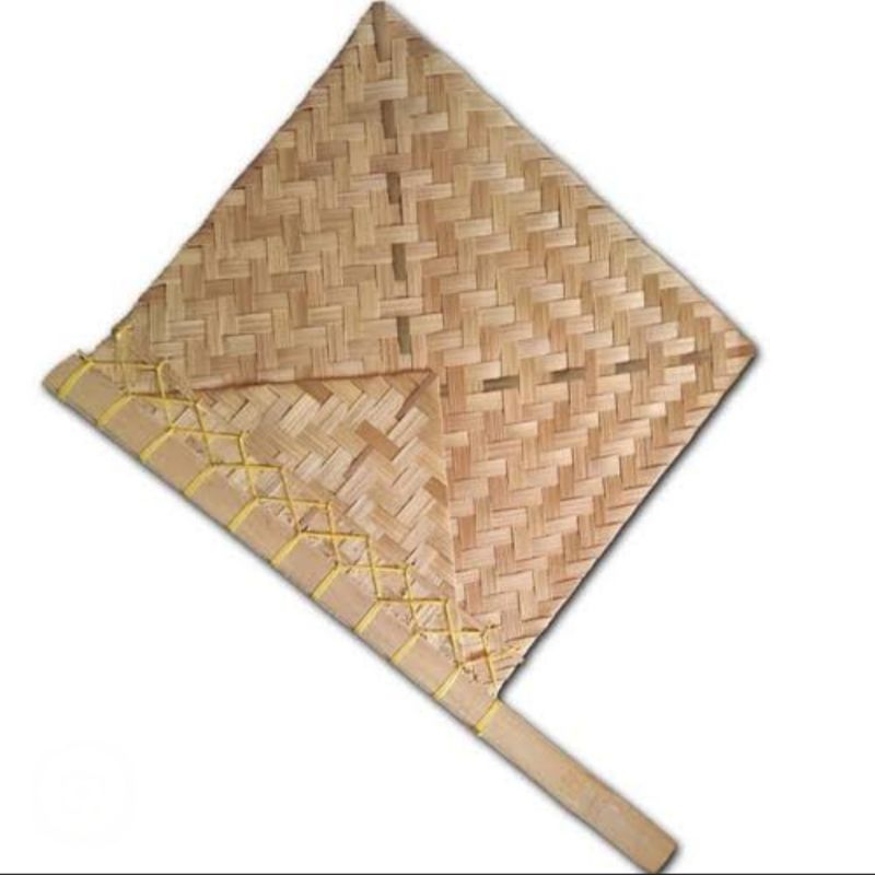 Jual KIPAS ANYAMAN BAMBU/KIPAS KAYU TANGAN/KIPAS SATE/KIPAS ANYAM KOTAK ...