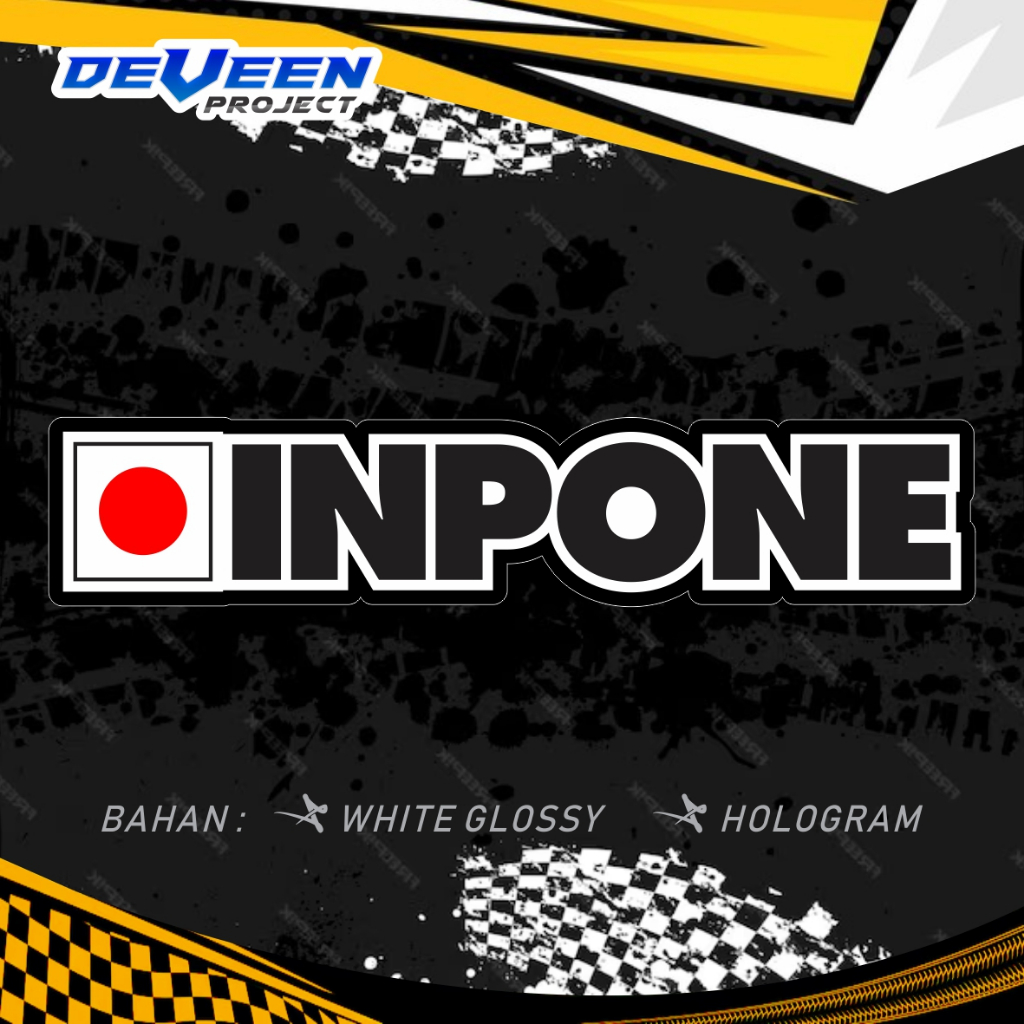 Jual Sticker cutting Suka-Suka INPONE | Anti Air Tinggal Pasang ...