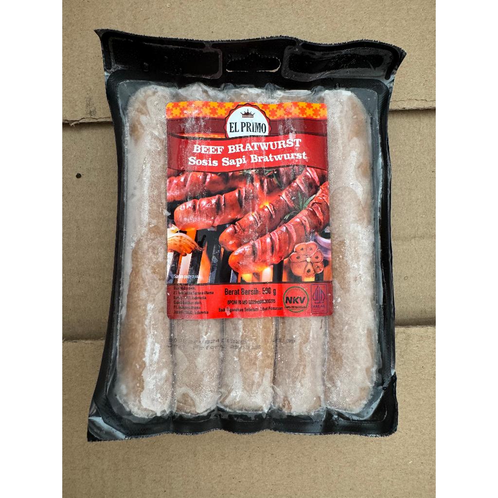 Jual El Primo Beef Bratwurst 500gr El Primo Beef Bratwurst 500gr ...