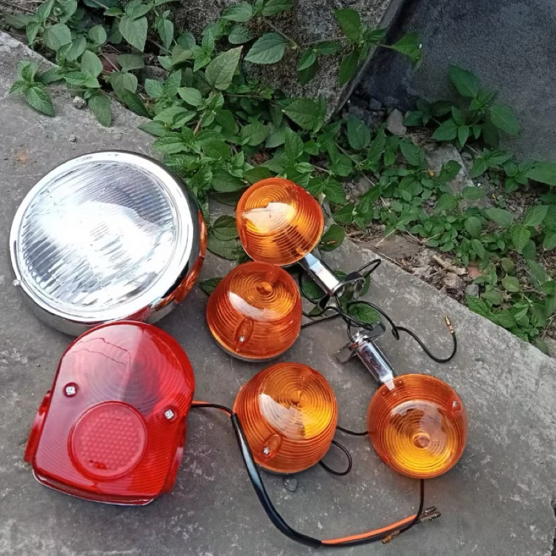 Jual Paket lampu headlamp Honda c70 c50 c90 Set Sein depan belakang C70 c50 c90 set Stoplamp c70 ...