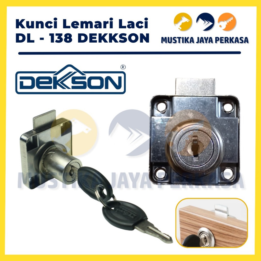 Jual Kunci Laci Merk Dekkson Drawer Lock Dekkson DL 138-22 | Shopee ...