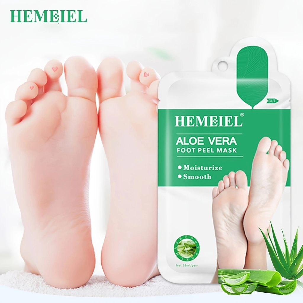 Jual BPOM HEMEIEL Foot Mask Exfoliating Masker Kaki Atasi Kapalan Tumit ...