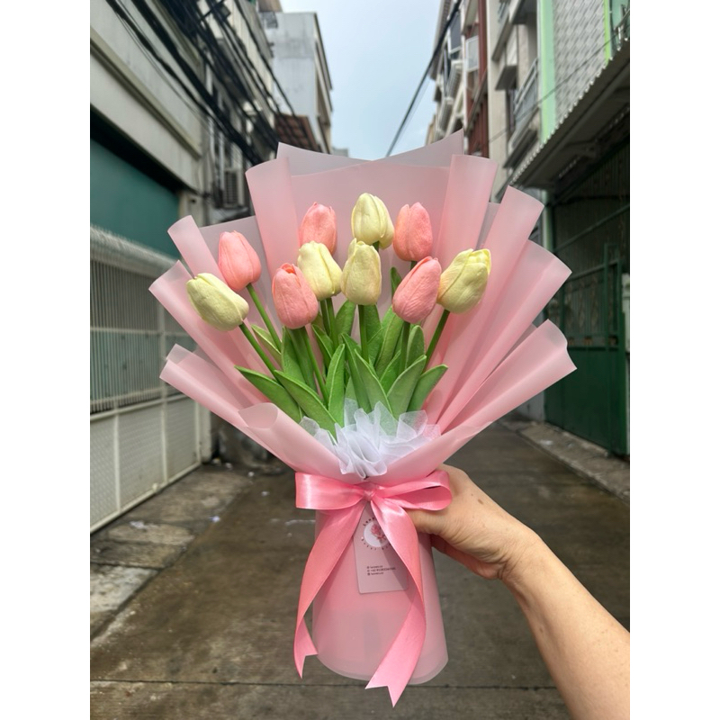 Jual Buket Bunga Tulip Palsu | Buket Tulip Artifical Flower | Buket ...