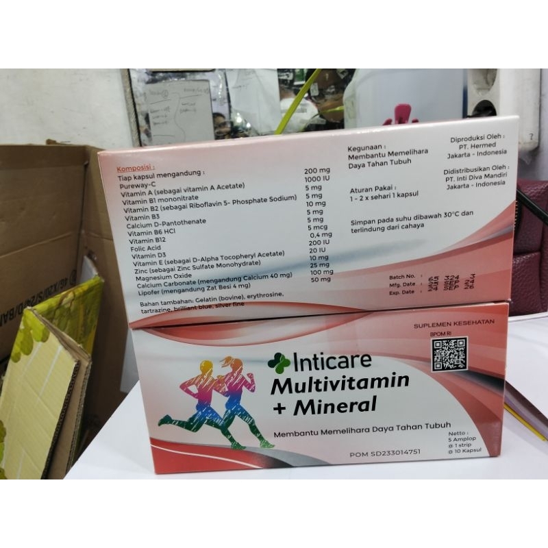 Jual Inticare Multivitamin dan Mineral | Shopee Indonesia